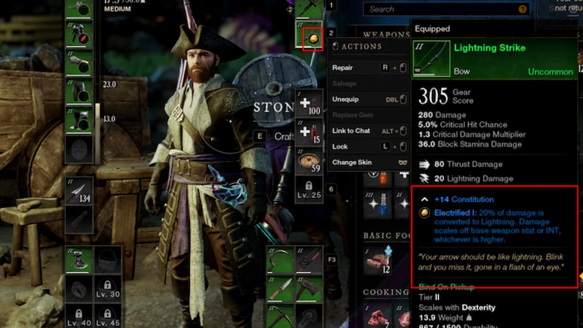 Can you remove gems from items in New World? | Pro Game Guides