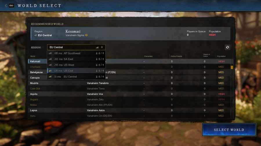 Will New World have region transfers? | Pro Game Guides