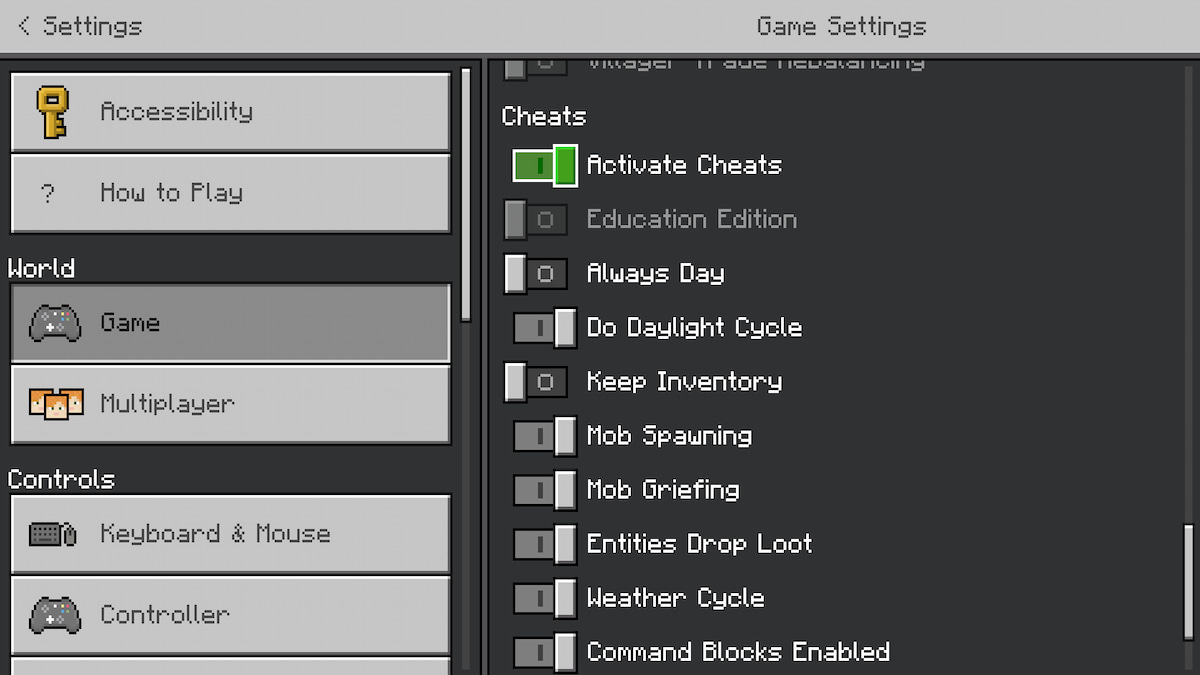 How to Enable Cheats in Minecraft | Pro Game Guides