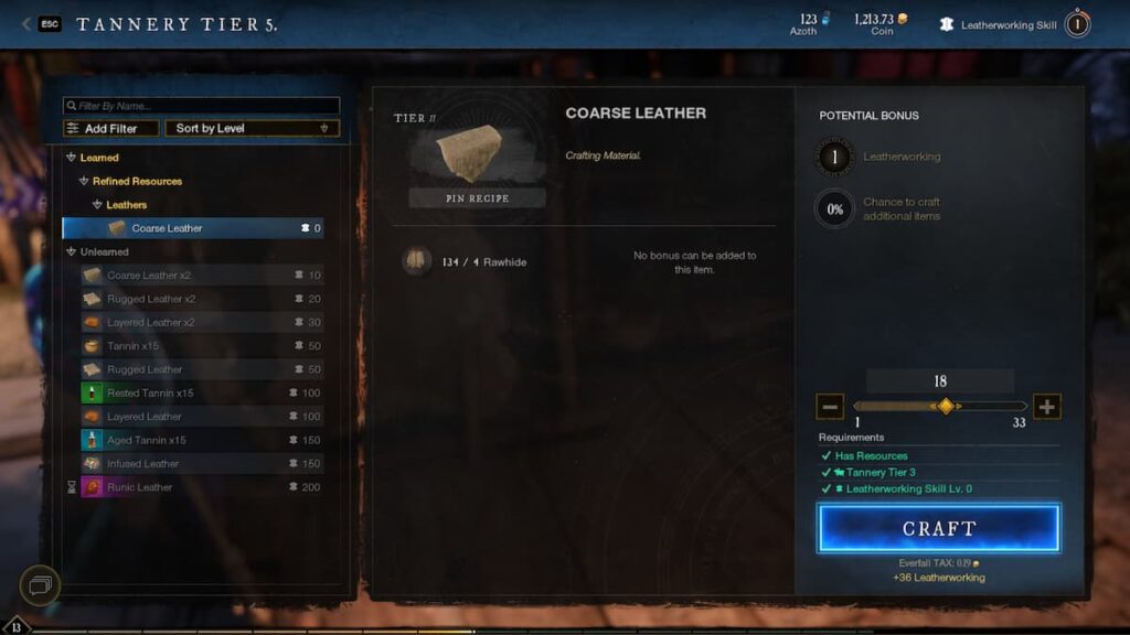 How to level Refining skills in New World - Pro Game Guides