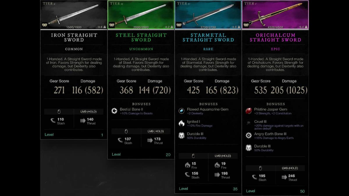New World loot rarity explained | Pro Game Guides