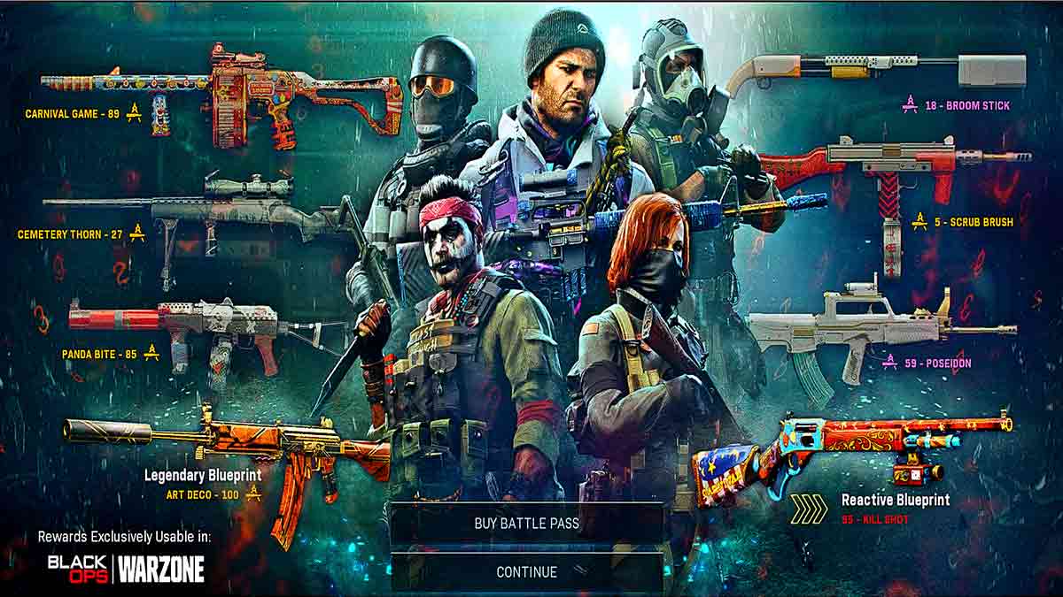 All Season 6 Battle Pass rewards, tiers, and cost in Call of Duty ...