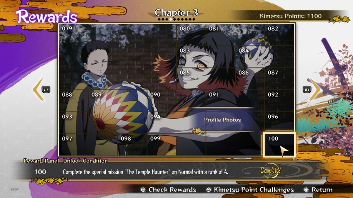 Demon Slayer: Hinokami Chronicles Chapter 3 Reward Panel Guide | Pro ...