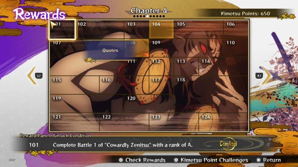Demon Slayer Hinokami Chronicles Chapter 4 Rewards Panel Guide Pro Game Guides