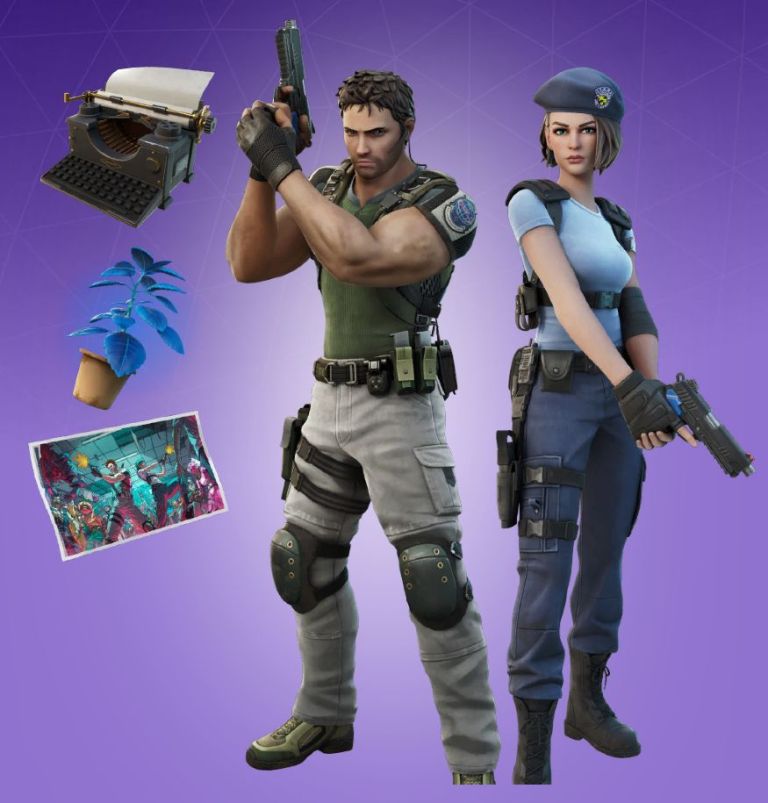 Fortnite Jill Valentine Skin - Character, PNG, Images - Pro Game Guides