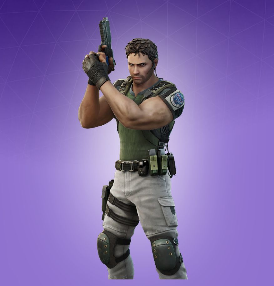 Fortnite Chris Redfield Skin - Character, PNG, Images - Pro Game Guides