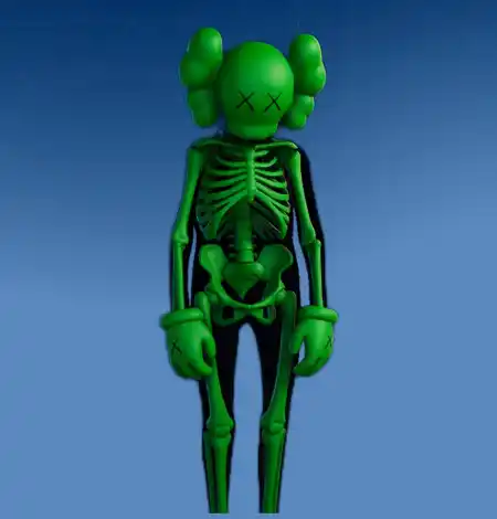 Fortnite Kaws Skeleton Skin - Character, PNG, Images - Pro Game Guides