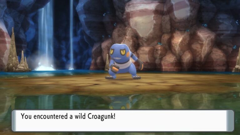 Where to find Croagunk in Pokémon Brilliant Diamond and Shining Pearl ...