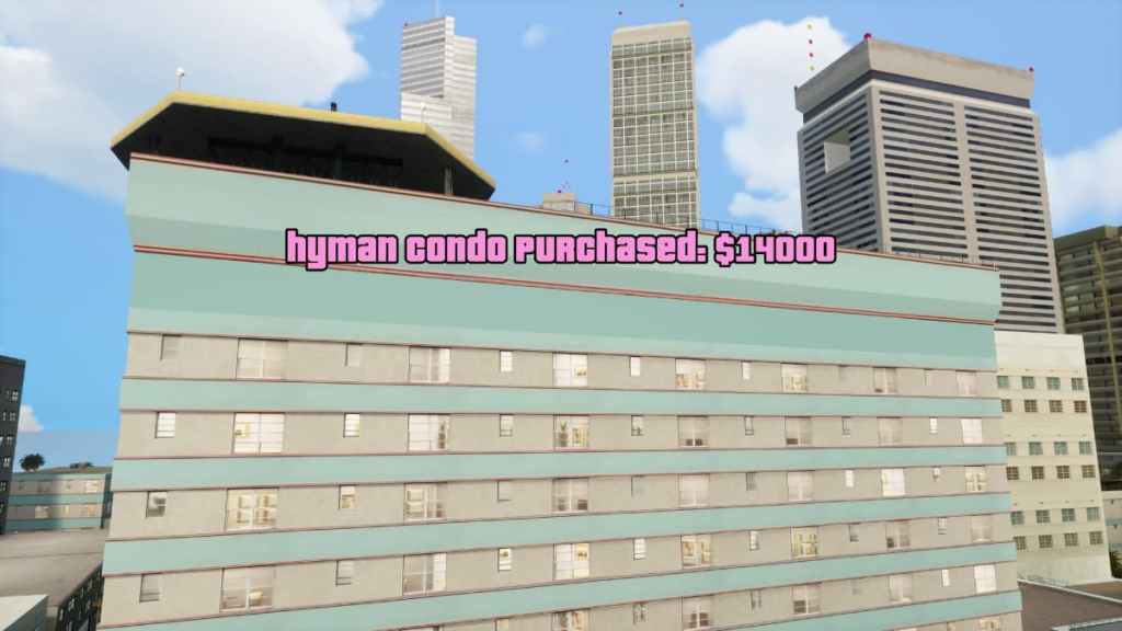 Where to find safehouses in Grand Theft Auto: Vice City - Definitive ...