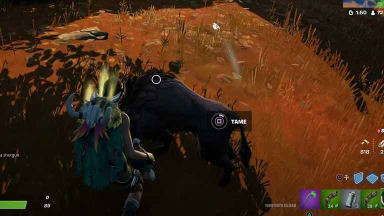 How to tame wildlife with Hunter's Cloak in Fortnite Chapter 2 Season 8 ...