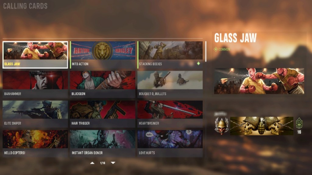 How to change Calling Card in Call of Duty: Vanguard | Pro Game Guides