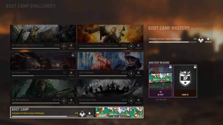 How to complete all Boot Camp Challenges in Call of Duty: Vanguard ...