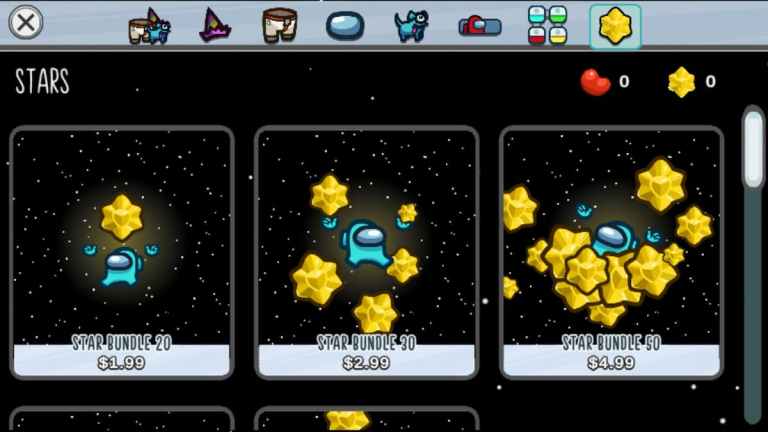 How much do Stars cost in Among Us? Stars Pricing Guide | Pro Game Guides