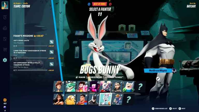MultiVersus Bugs Bunny Guide – Moves, Perks, Tips, & Strategies | Pro ...