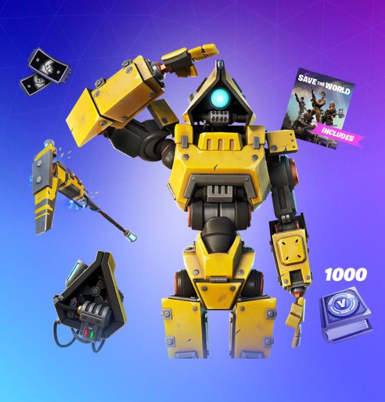 Fortnite Robo-Kevin Skin - Character, PNG, Images - Pro Game Guides