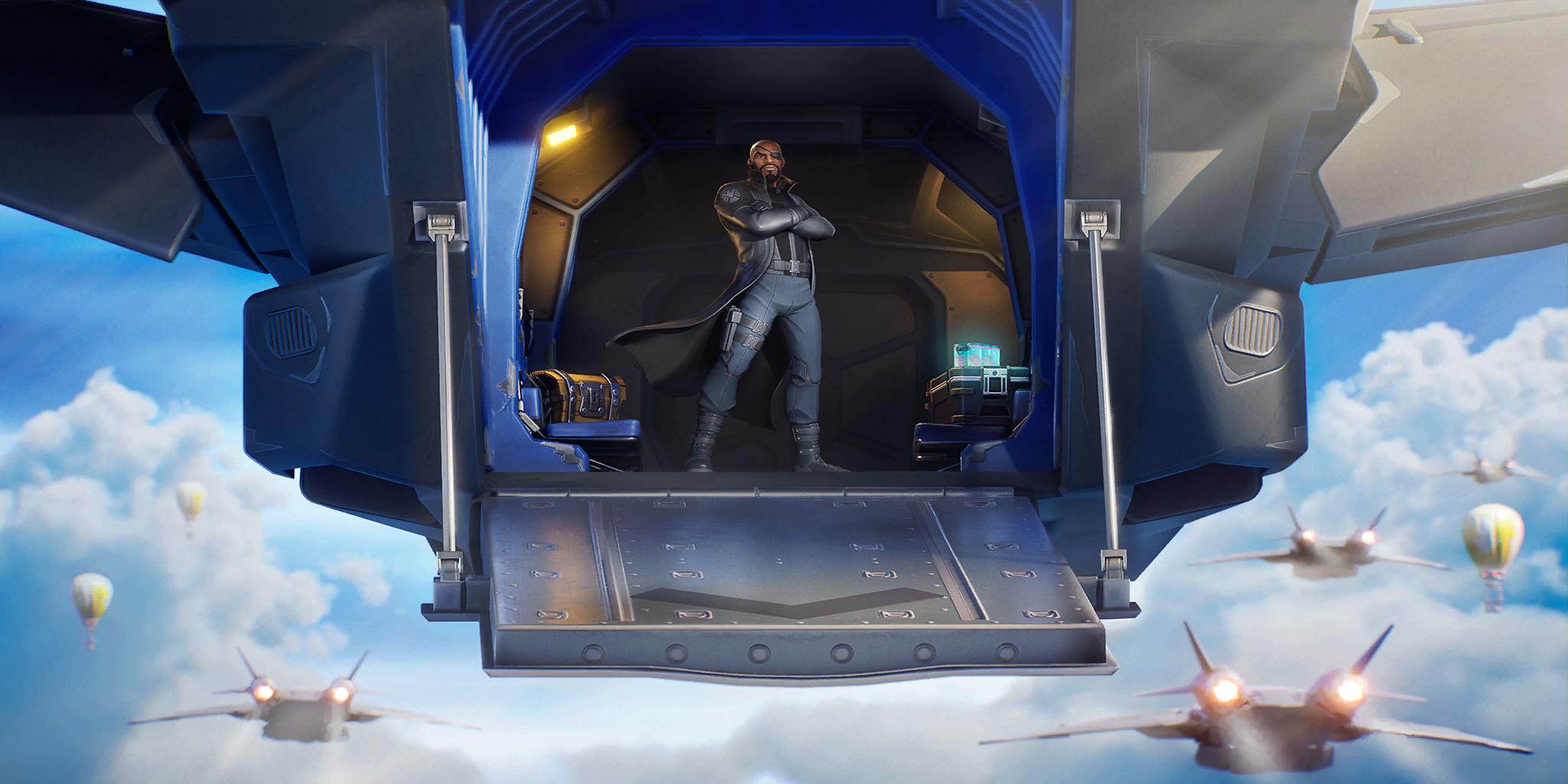 Fortnite Quinjets in Flight Loading Screen - Pro Game Guides