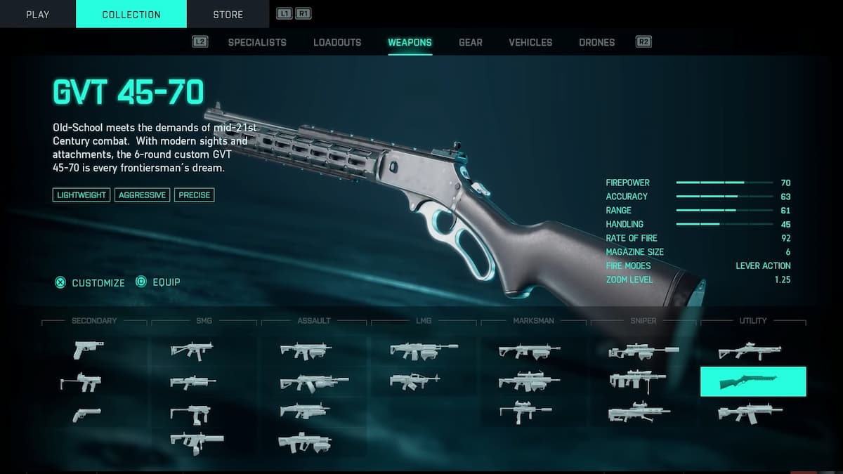Best GVT 45-70 Loadout in Battlefield 2042 | Pro Game Guides