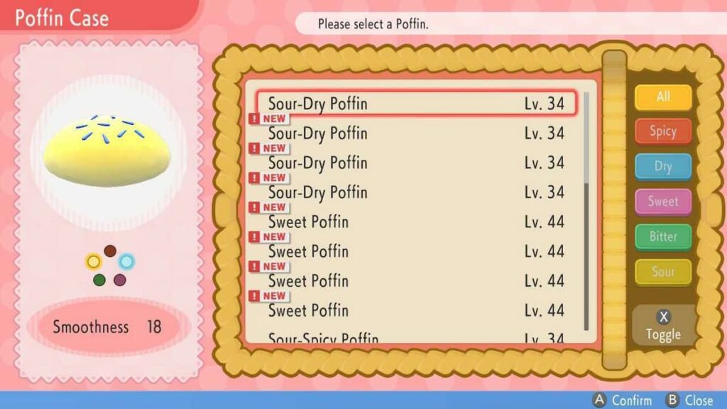 Complete Poffin Recipe Guide for Pokémon Brilliant Diamond and Shining ...