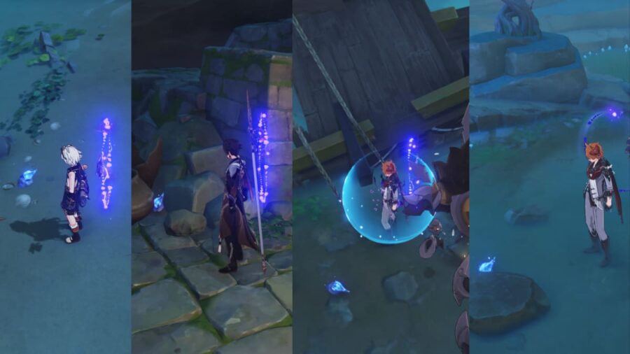 How to complete the Shitoki's Treasure Map Hidden Objective in Genshin ...