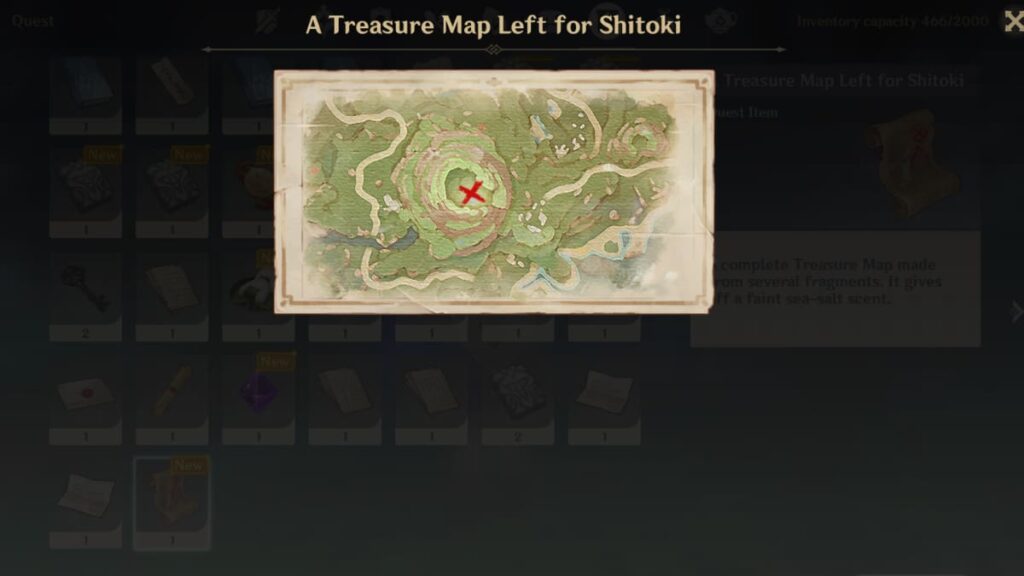 How to complete the Shitoki's Treasure Map Hidden Objective in Genshin ...