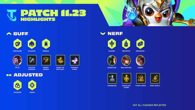TeamFight Tactics Patch Notes 11.23 | Pro Game Guides