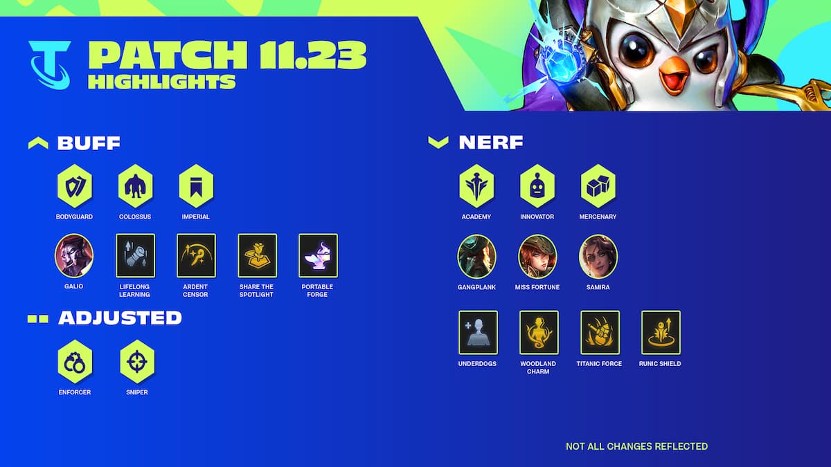 TeamFight Tactics Patch Notes 11.23 | Pro Game Guides
