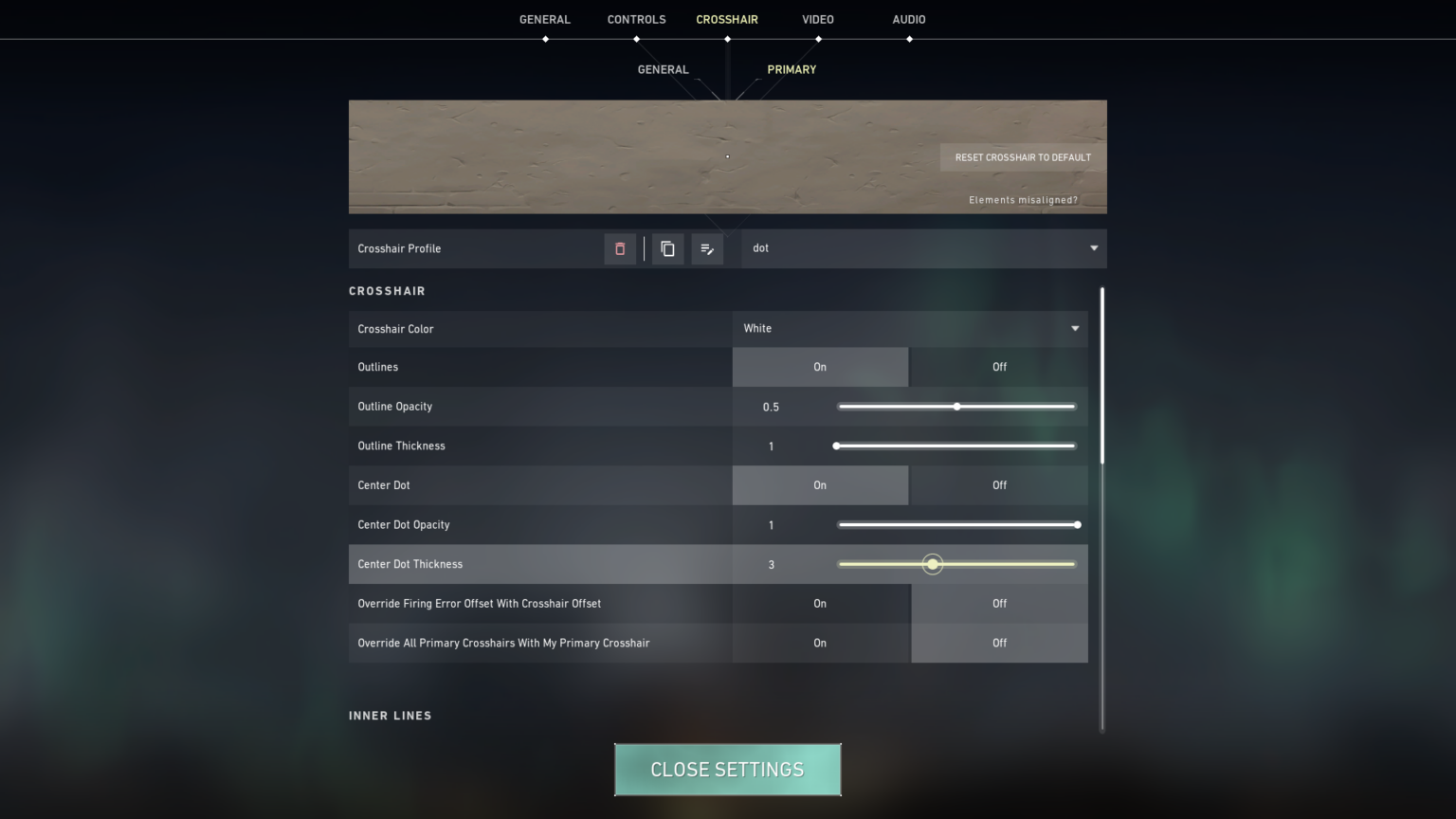 Best Crosshair Settings for Valorant - Pro Game Guides