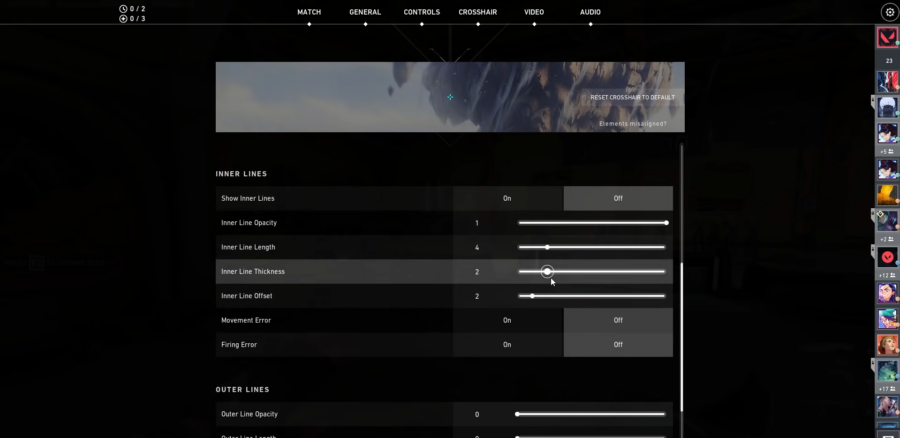 Best Crosshair Settings for Valorant - Pro Game Guides
