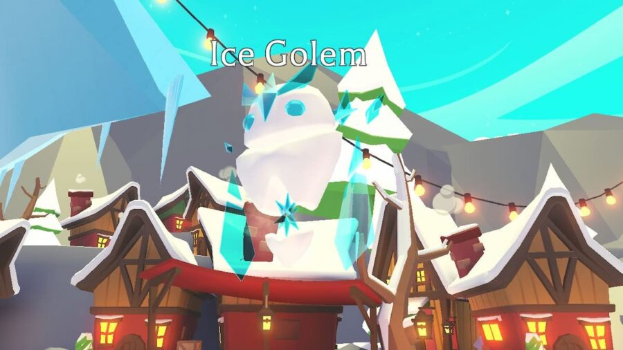 How to get the Ice Golem Pet in Roblox Adopt Me - Pro Game Guides