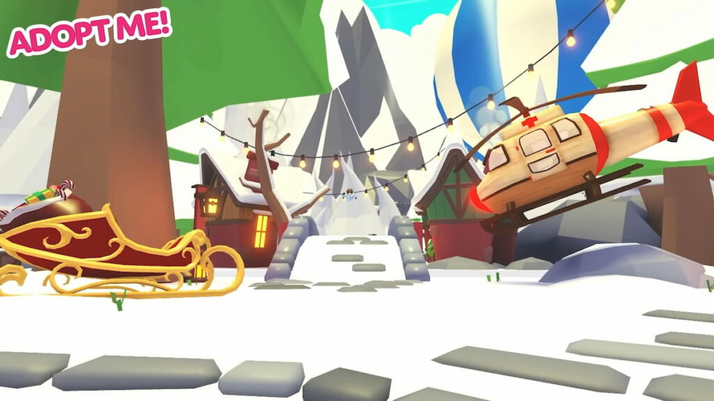 How to get the Helicopter and Flying Sleigh in Roblox Adopt Me - Pro ...