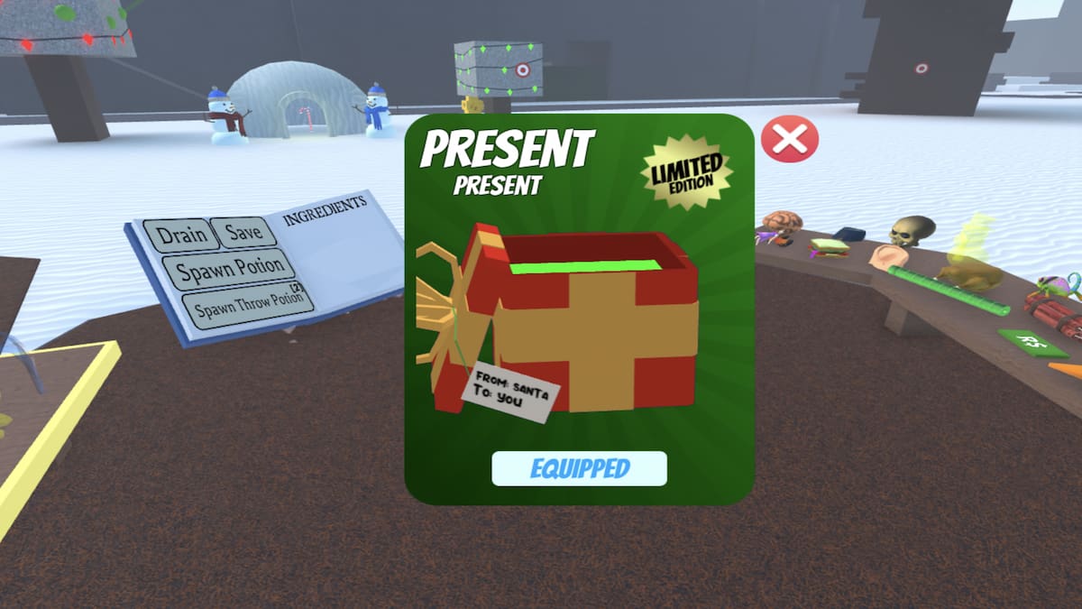 How to get the Present Cauldron skin in Roblox Wacky Wizards? | Pro ...