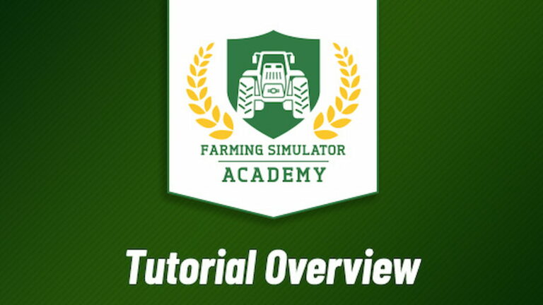 How to get to the tutorial in Farming Simulator 22 - Pro Game Guides