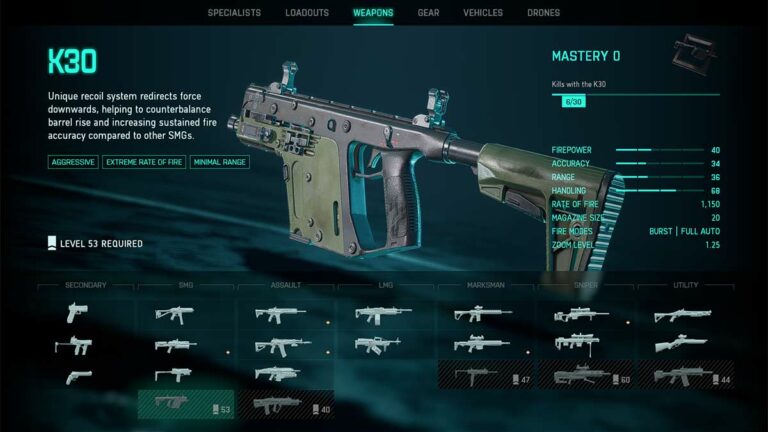Best K30 Loadout in Battlefield 2042 - Pro Game Guides