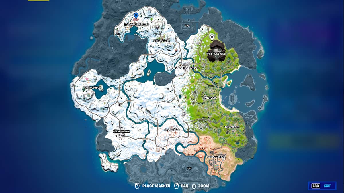 Where is Logjam Lumberyard in Fortnite Chapter 3 Season 1? | Pro Game ...