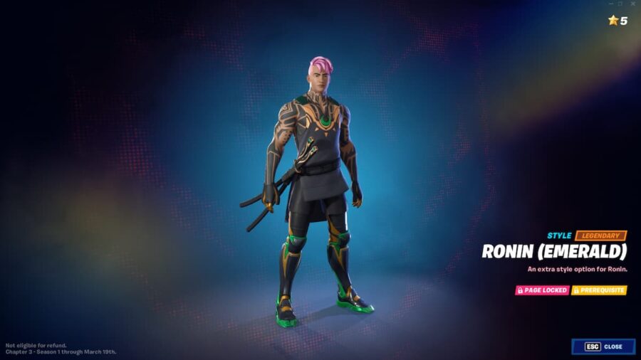 How to get all Ronin style edits in Fortnite Chapter 3? - Pro Game Guides