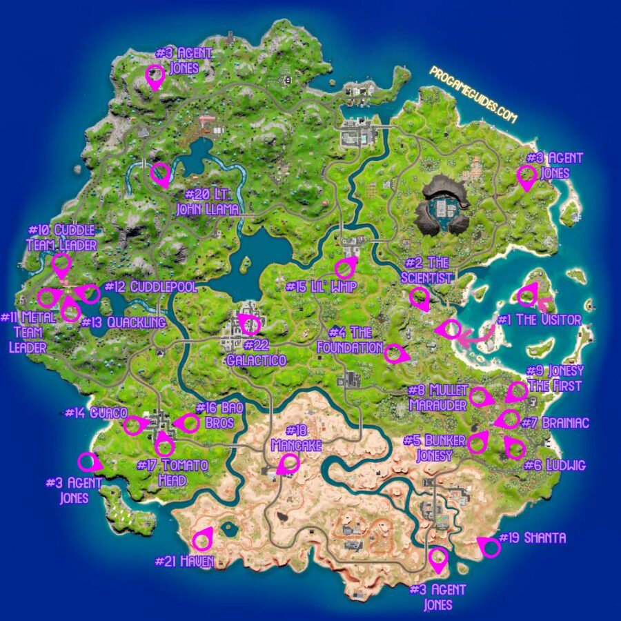 All NPC Locations in Fortnite Chapter 3 Season 1 - Pro Game Guides