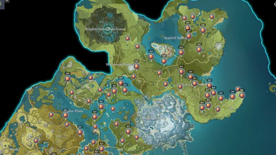 Where to find Sunsettias in Genshin Impact - Pro Game Guides