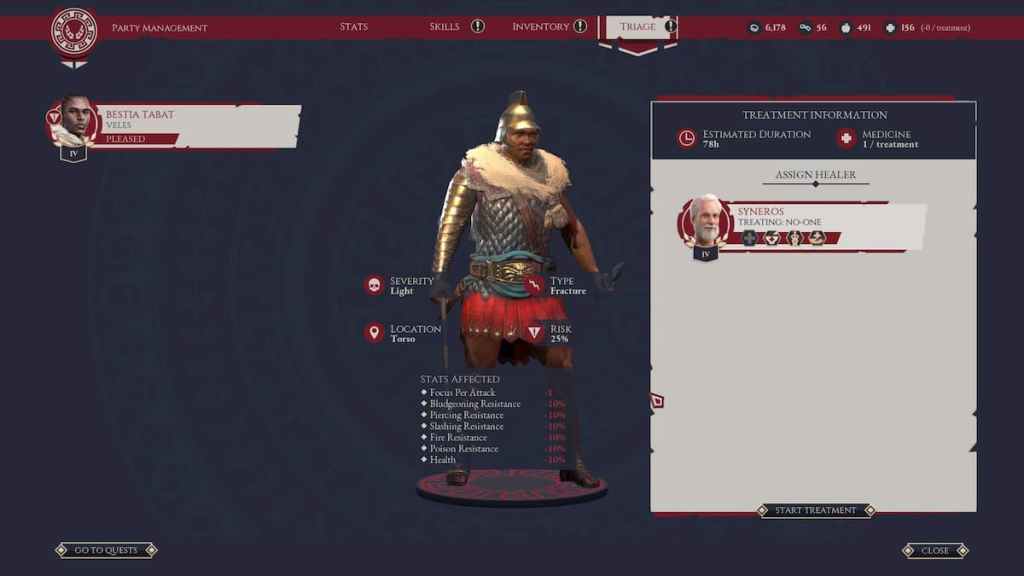 How to treat Praetorian injuries in Expeditions: Rome | Pro Game Guides