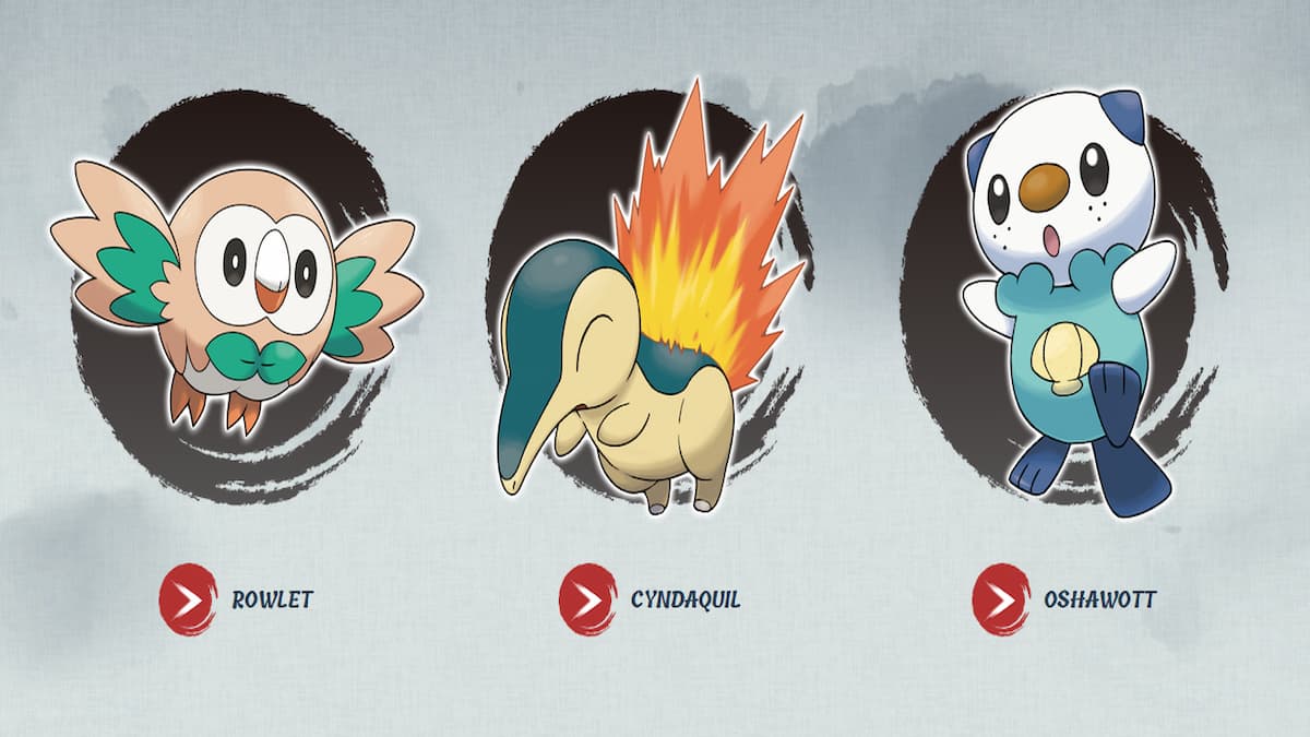 Best nature for Cyndaquil, Oshawott, and Rowlet | Pokémon Legends ...