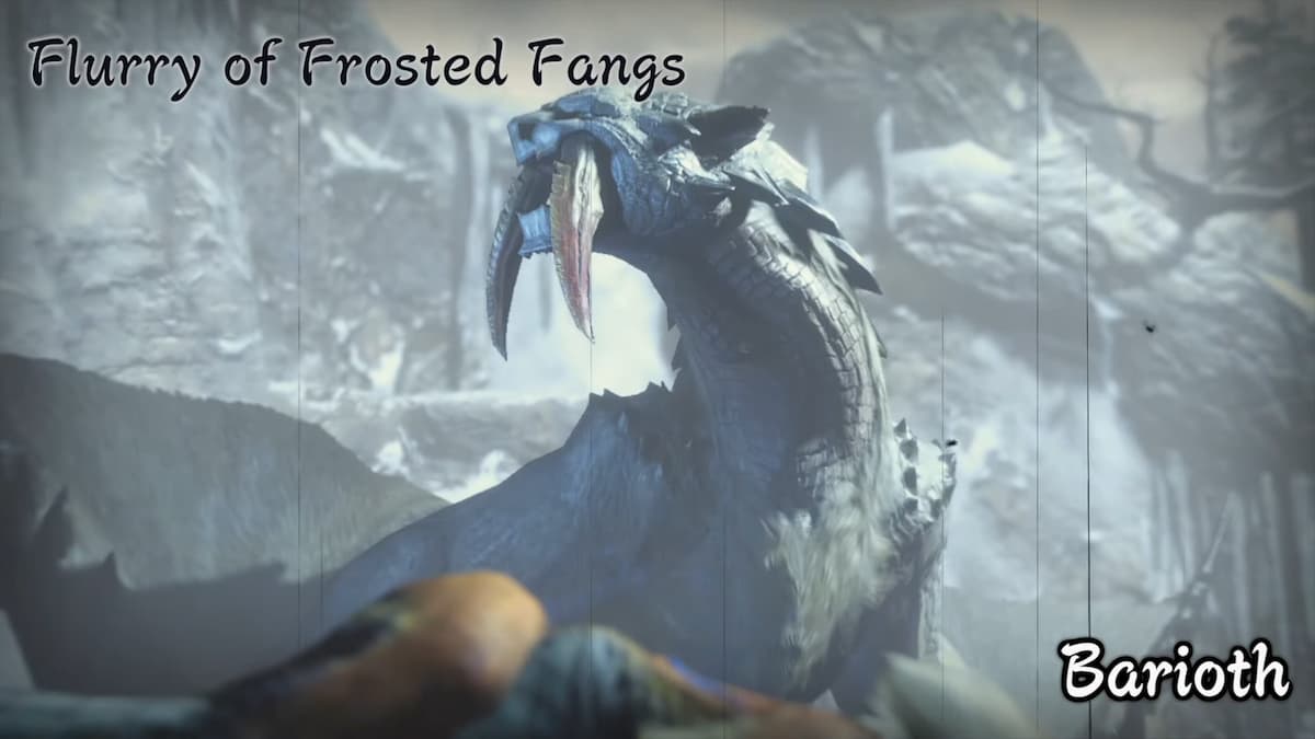 What are Barioth weaknesses, resistances, & drops | Monster Hunter Rise ...