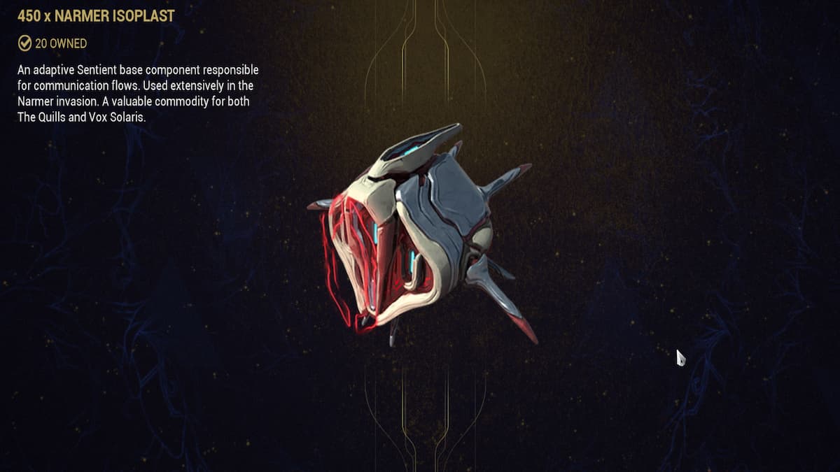 Where to get Narmer Isoplasts in Warframe | Pro Game Guides