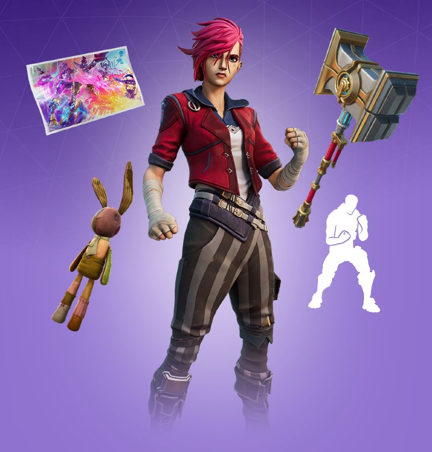 Fortnite Arcane Jinx Skin - Character, PNG, Images - Pro Game Guides