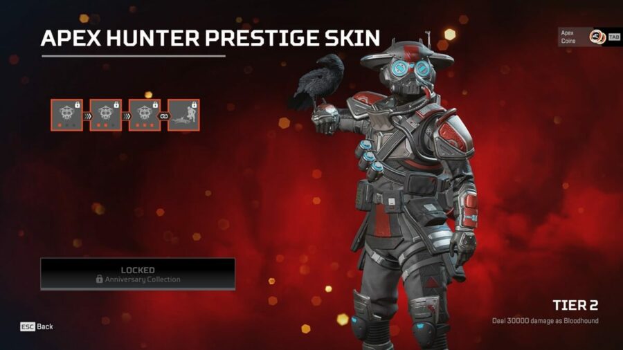 How to evolve the Apex Hunter Prestige Bloodhound skin in Apex Legends ...