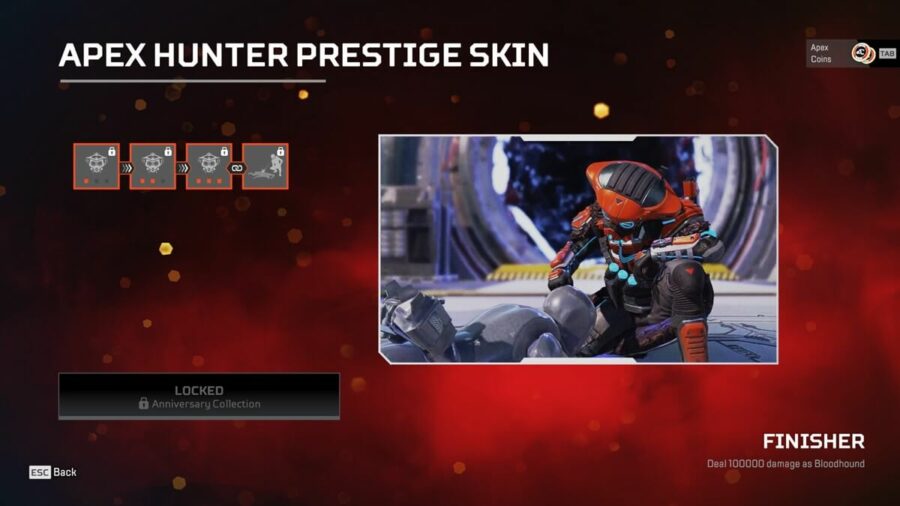 How to evolve the Apex Hunter Prestige Bloodhound skin in Apex Legends ...