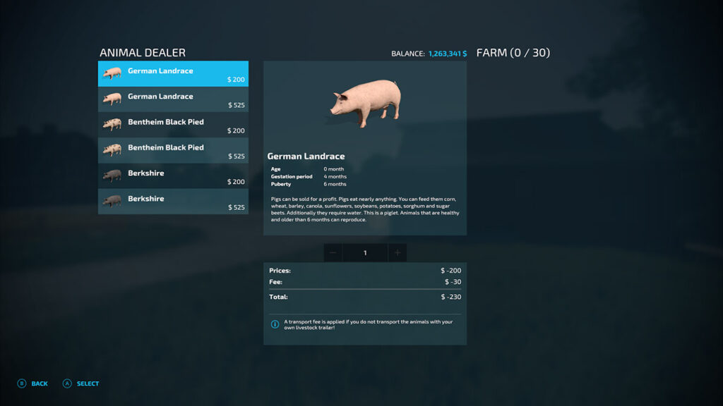 How to purchase, feed, and sell pigs in Farming Simulator 22 - Pro Game ...