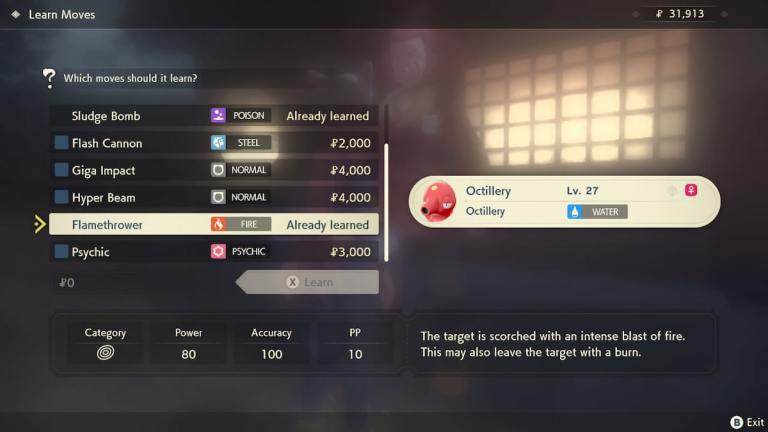 Best moves for Octillery in Pokémon Legends: Arceus | Pro Game Guides