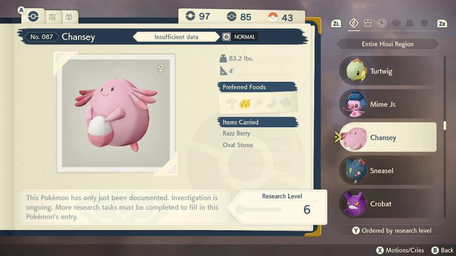 How to evolve Happiny into Chansey in Pokemon Legends Arceus | Pro Game Guides