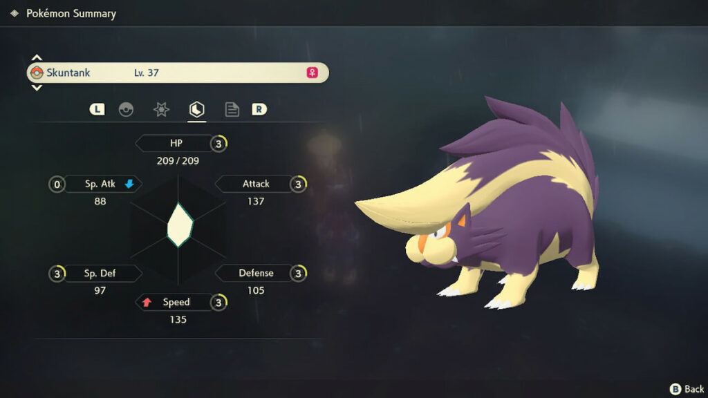 Best moves for Skuntank in Pokémon Legends: Arceus - Pro Game Guides
