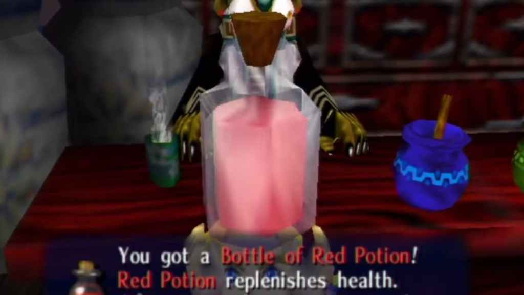 Where to find Red Potions in The Legend of Zelda: Majora's Mask (N64 ...