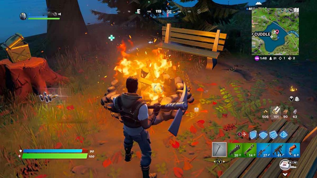 How to stoke a campfire in Fortnite | Pro Game Guides